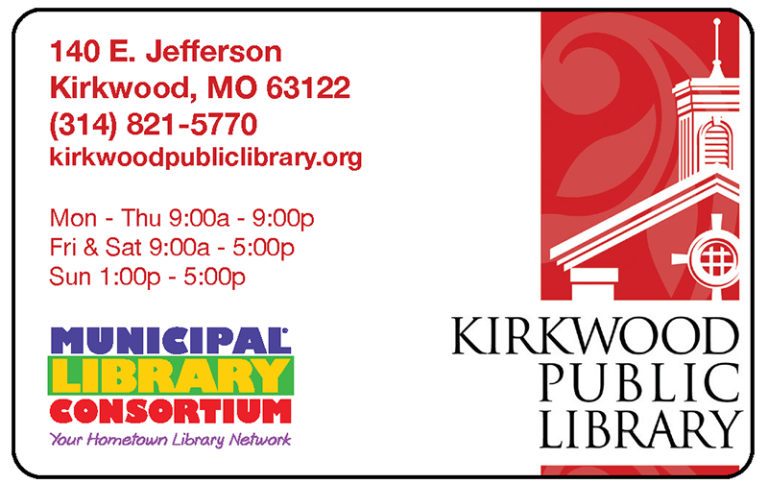 Using the Library – Kirkwood Public Library